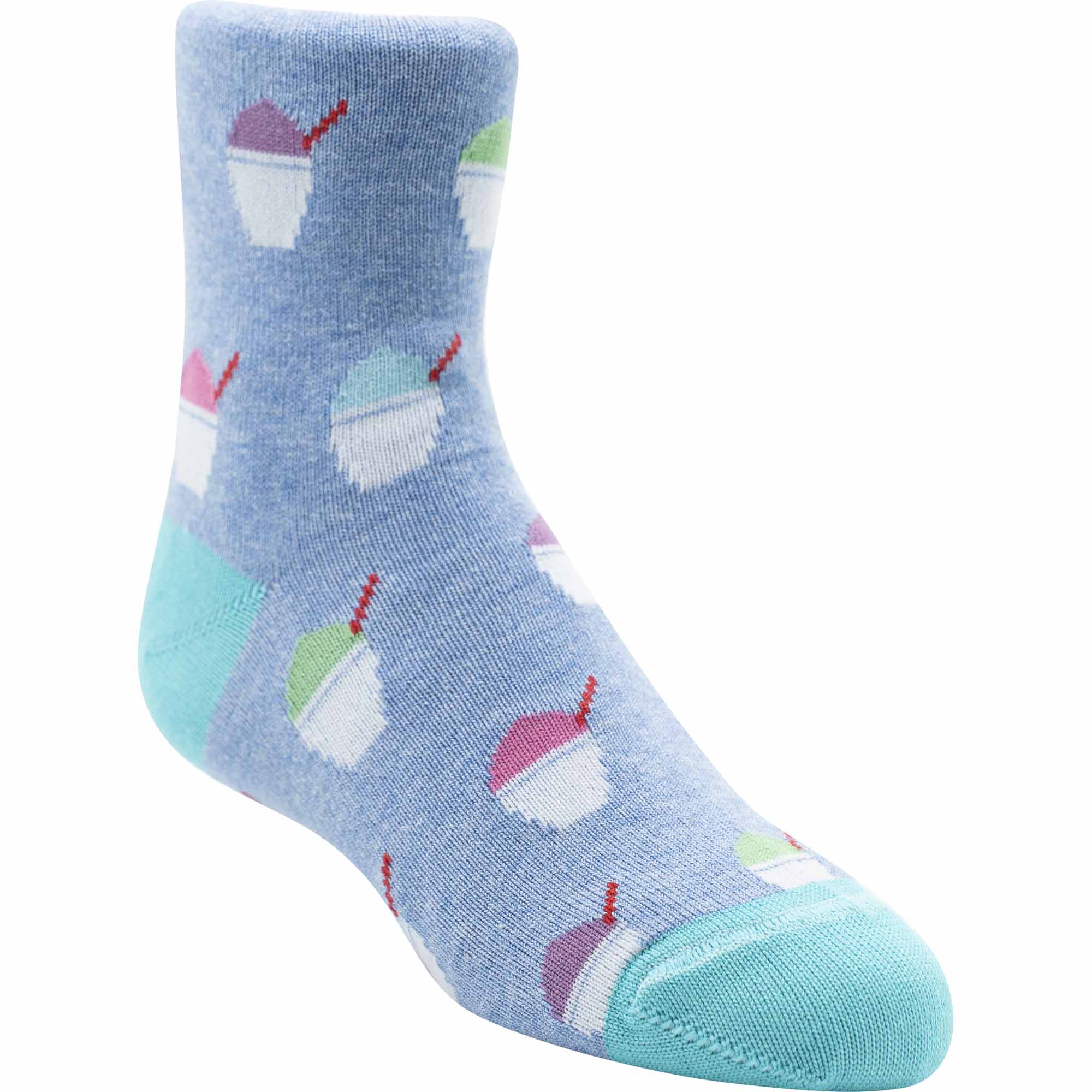 Kid's Snowball Sock | Fun Snow Cone Design | Premium Peruvian Pima ...